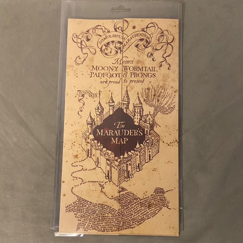 Mapa do Maroto Original Harry Potter | Shopee Brasil
