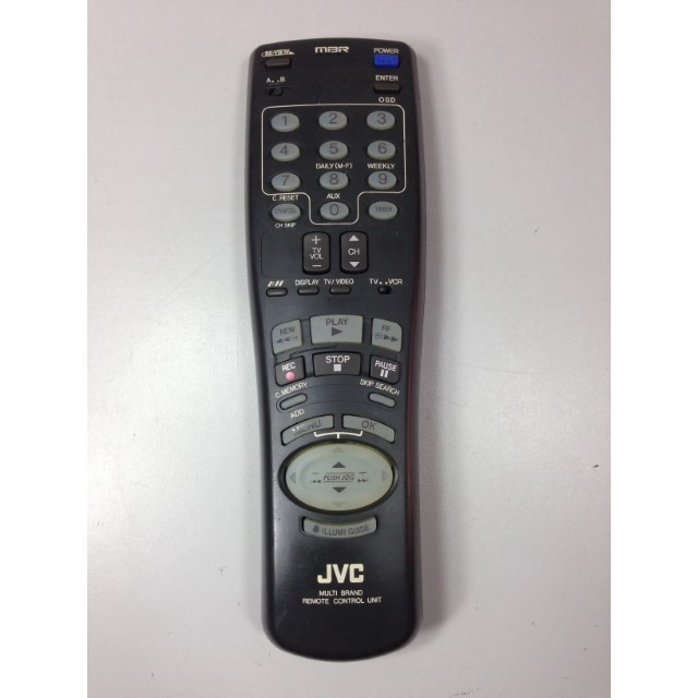 Controle Remoto Jvc Vídeo Cassete Tv Push Jog Antigo | Shopee Brasil