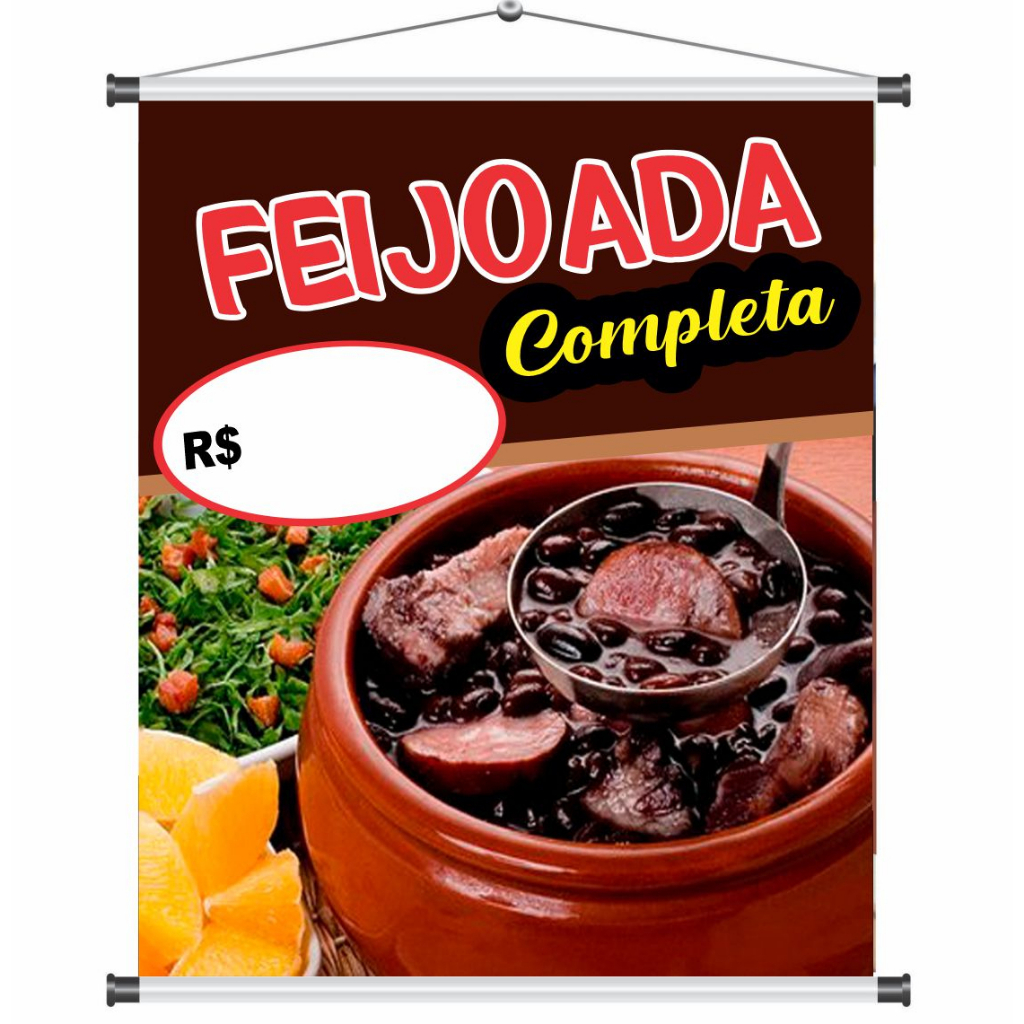 banner feijoada 1metro x70cm mod306 | Shopee Brasil