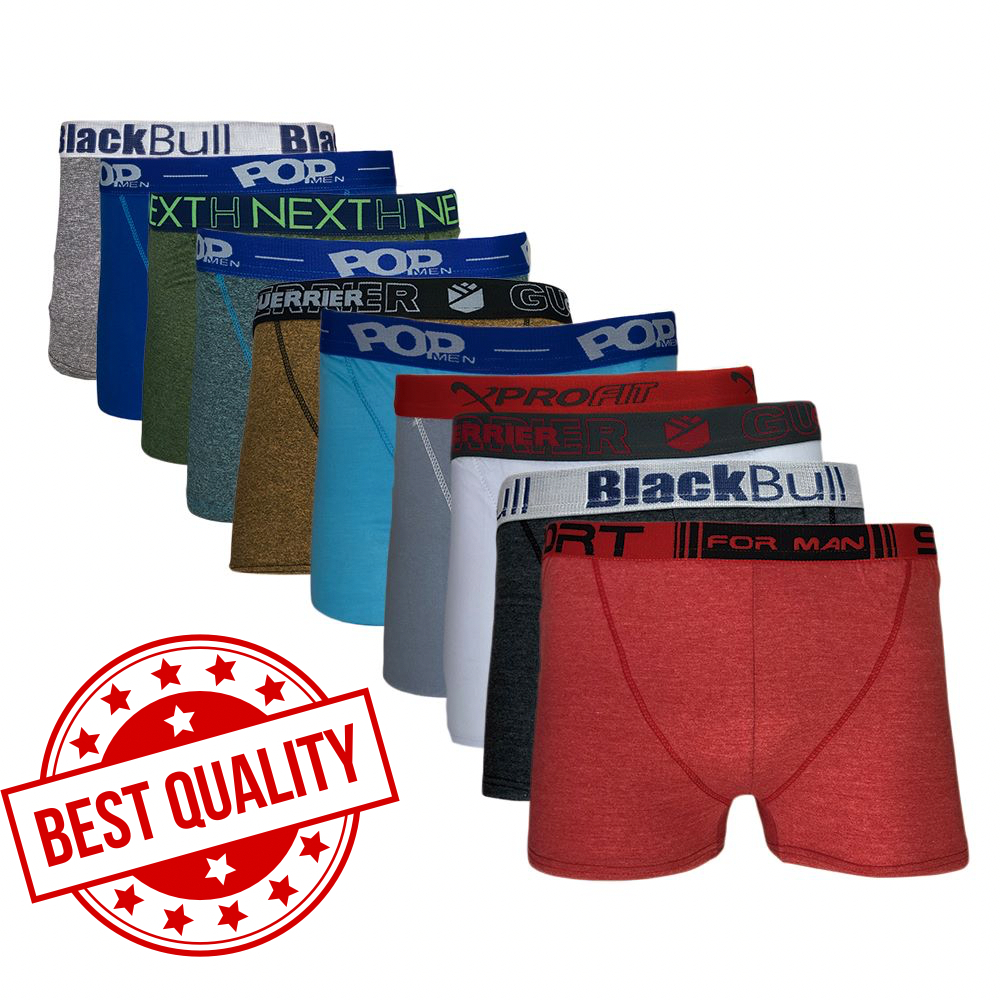 Kit 10 Cuecas Boxer Box Masculino Mais Vendido | Shopee Brasil