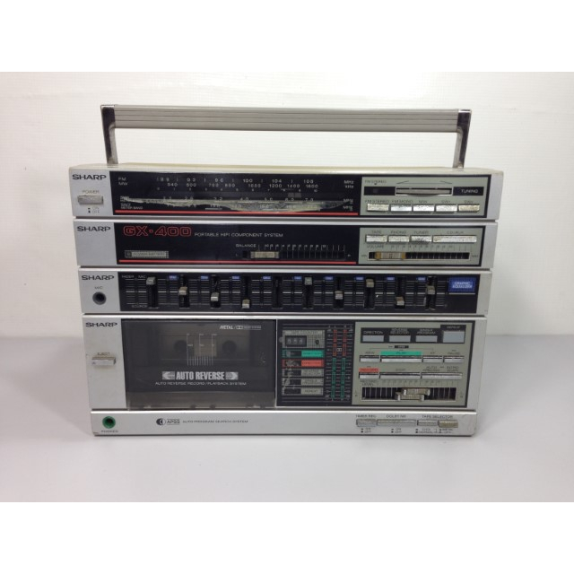 Mini System Sharp Gx-400 Som Peças Ou Reparo - Leia - | Shopee Brasil