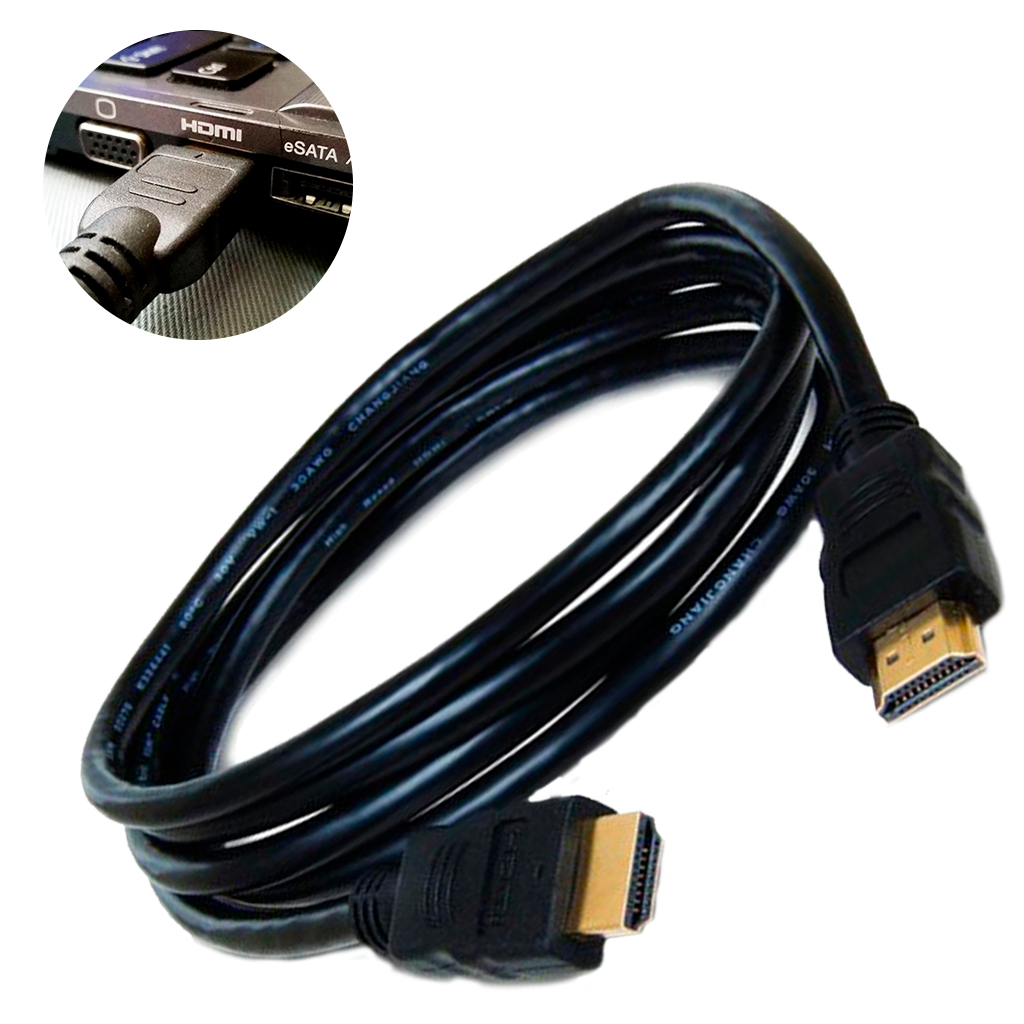 Cabo HDMI Para Tv E Pc 1,5m - 3 m - 5 m | Shopee Brasil