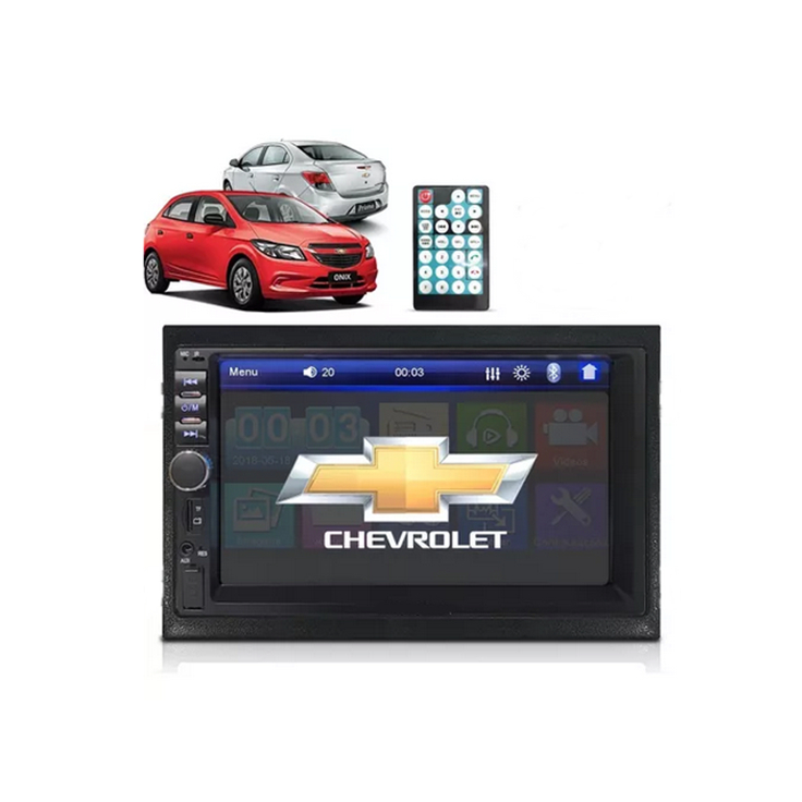 Central Multimídia Mp5 Onix Spin Prisma Cobalt 2din 7 polegadas rádio do carro autoradio ...