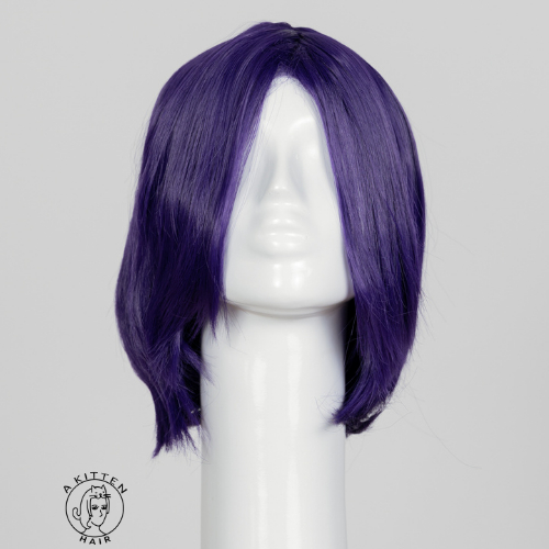 Peruca lisa cor roxa fibra de alta qualidade | Shopee Brasil