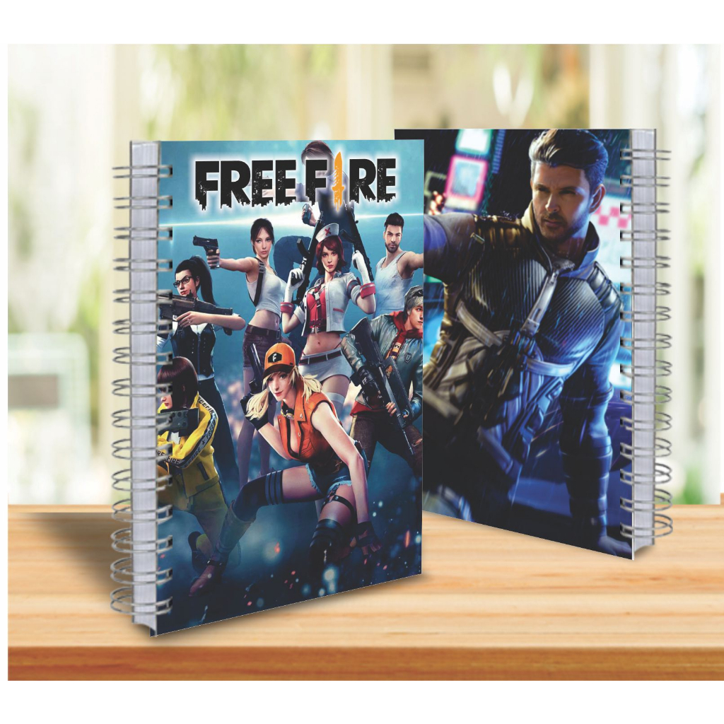 Caderno Free Fire A5 - 100 Folhas 15x21 (Tamanho Pequeno) | Shopee Brasil