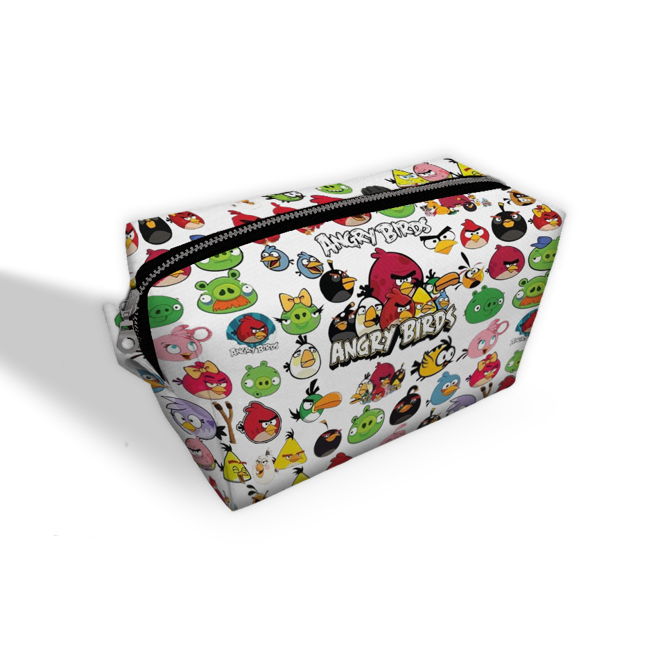Necessaire Box Angry Birds Infantil Estojo Escolar Grande | Shopee Brasil