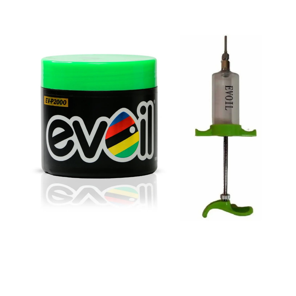 Kit Graxa Evoil P2000 Premium 500g + Seringa de aplicação 30ml | Shopee ...