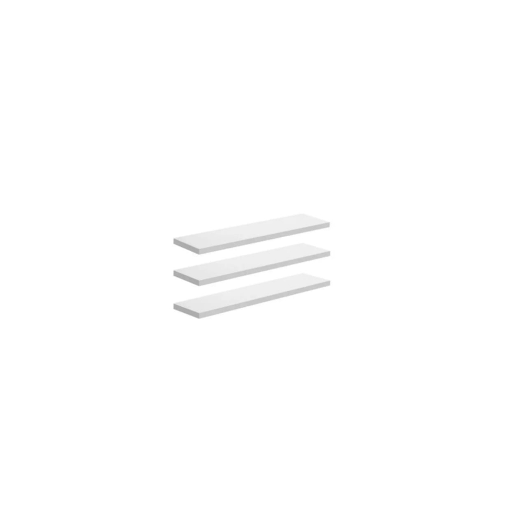 Prateleira Branca MDF 90x40 20x30... | Shopee Brasil