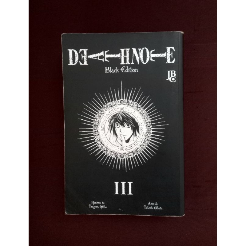DEATH NOTE - BLACK EDITION Vol. 3 (JBC) | Shopee Brasil