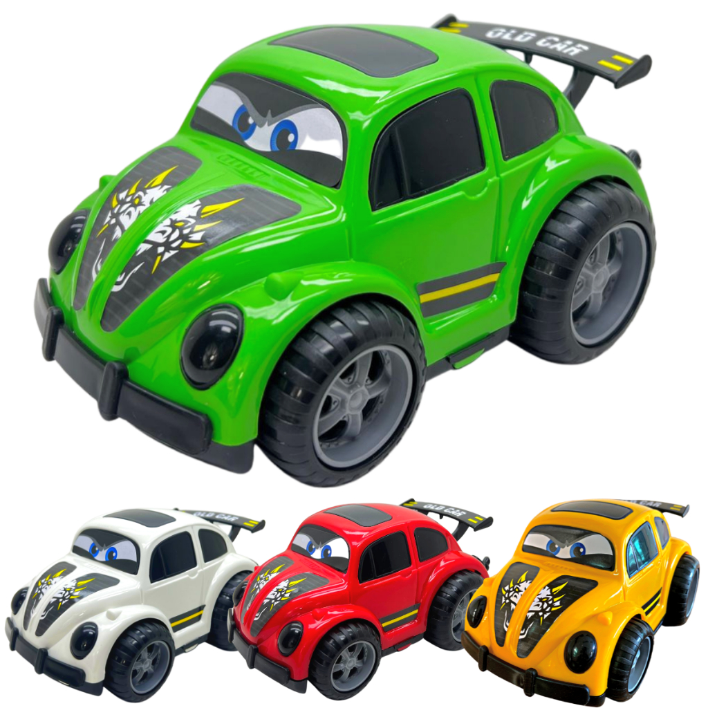 Fusca de Brinquedo infantil Carrinhos Coloridos 20cm Fusquinha Fuka ...