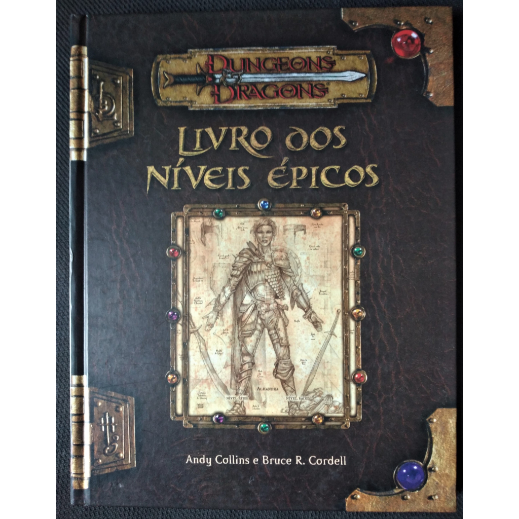 Livro dos Níveis Épicos - Dungeons And Dragons - Livro de RPG/d&d/dnd | Shopee Brasil