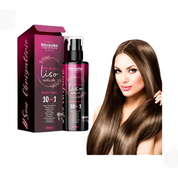 Spray Protetor Térmico 10 em 1 Capilar Meu Liso Minha Vida | Shopee Brasil
