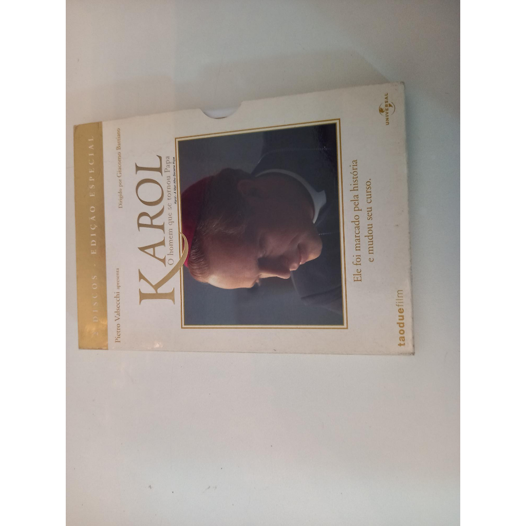 Dvd - Karol O Homen Que Se Tornou Papa - Com Luva duplo | Shopee Brasil