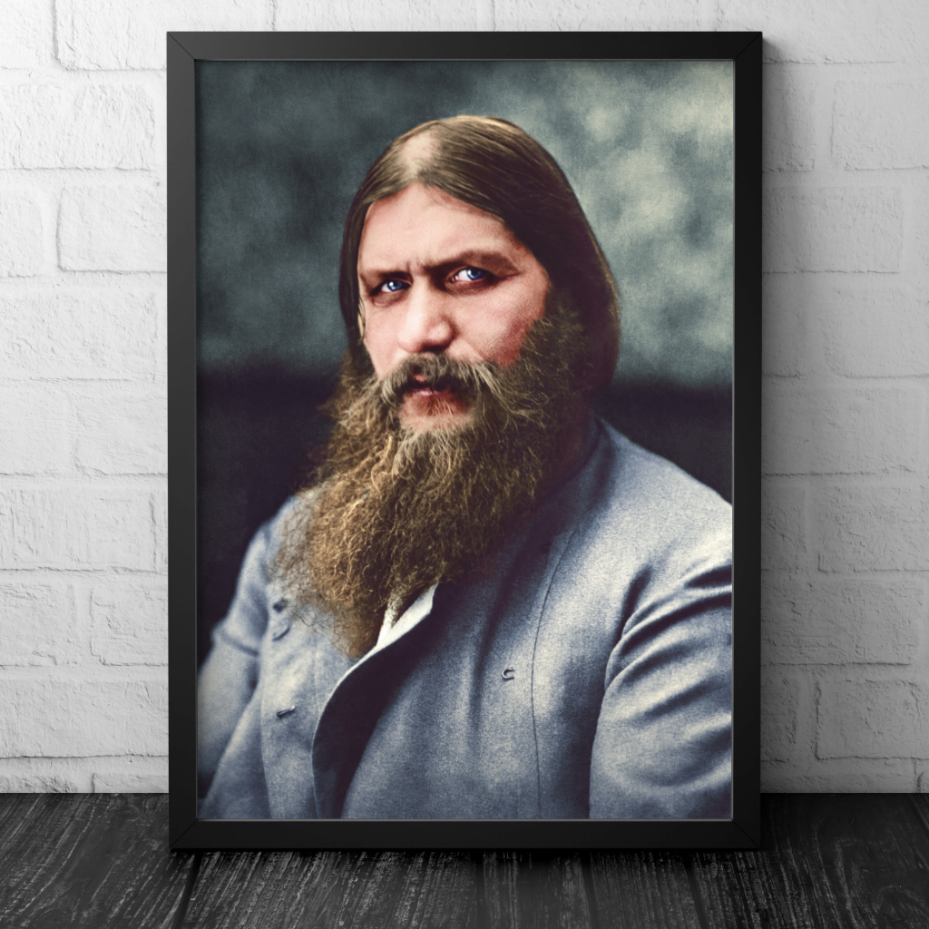 Foto Colorizada Grigori Rasputin | Shopee Brasil