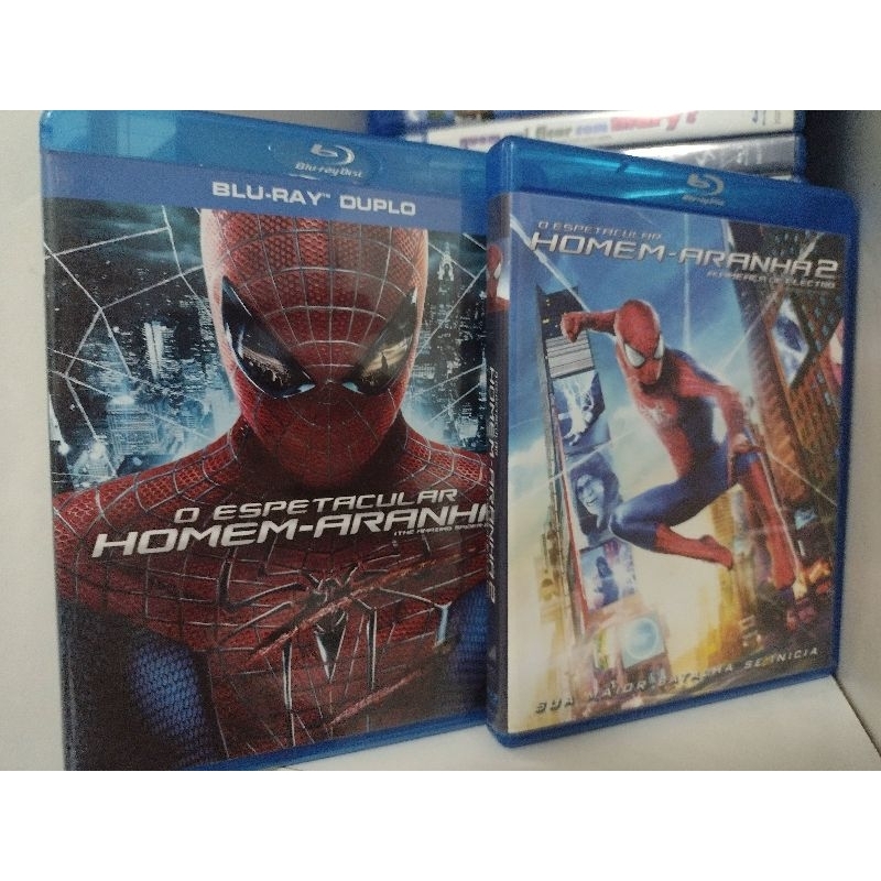 Blu-ray O espetacular homem aranha + O espetacular homem aranha 2 | Shopee Brasil