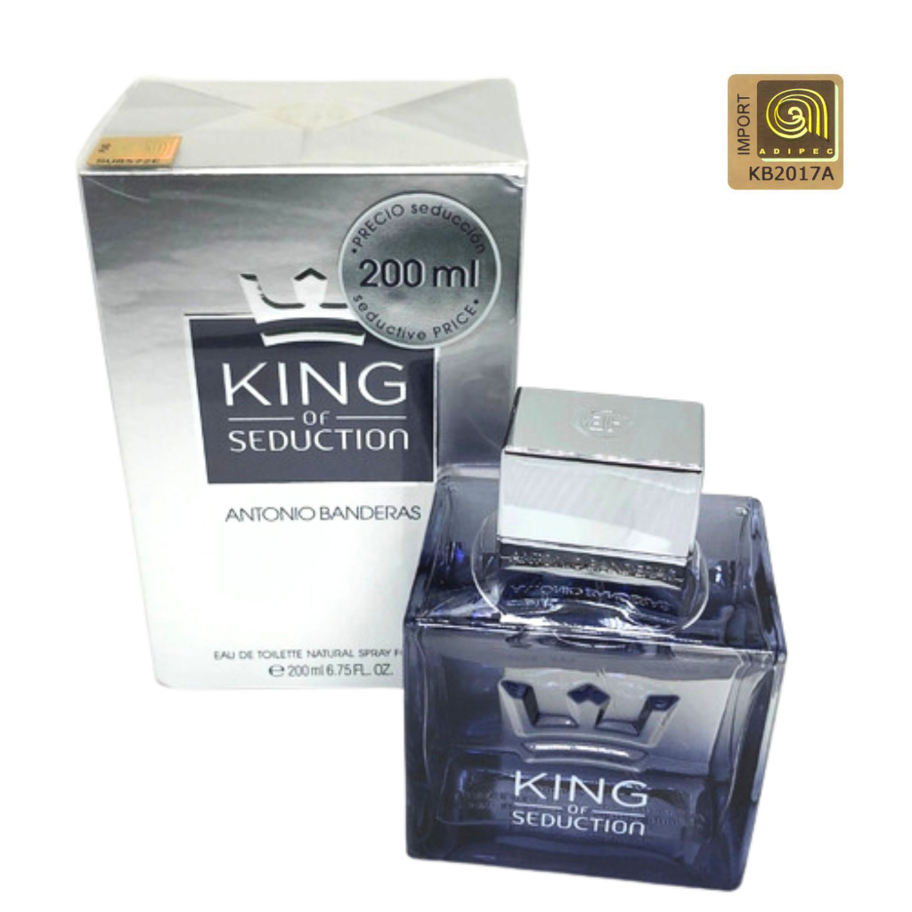 Perfume King Seduction 200ml Tradicional Selo Adipec NFe Original ...