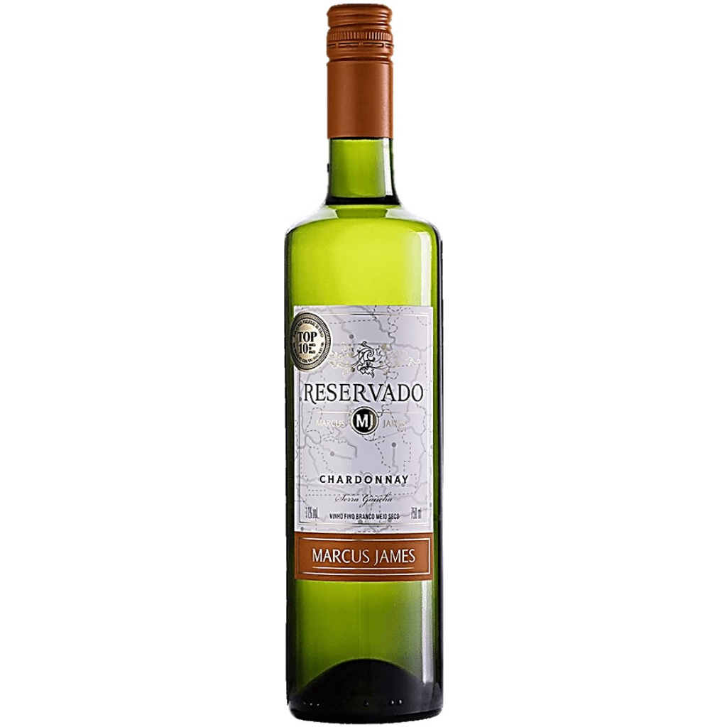 Vinho Fino Marcus James 750ml Chardonnay Reservado Branco Meio Seco ...