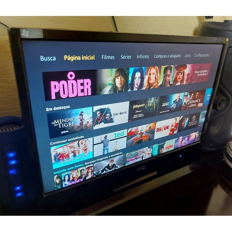 Monitor Aoc 19 Polegadas Wide 913fw Lcd + Cabos | Shopee Brasil