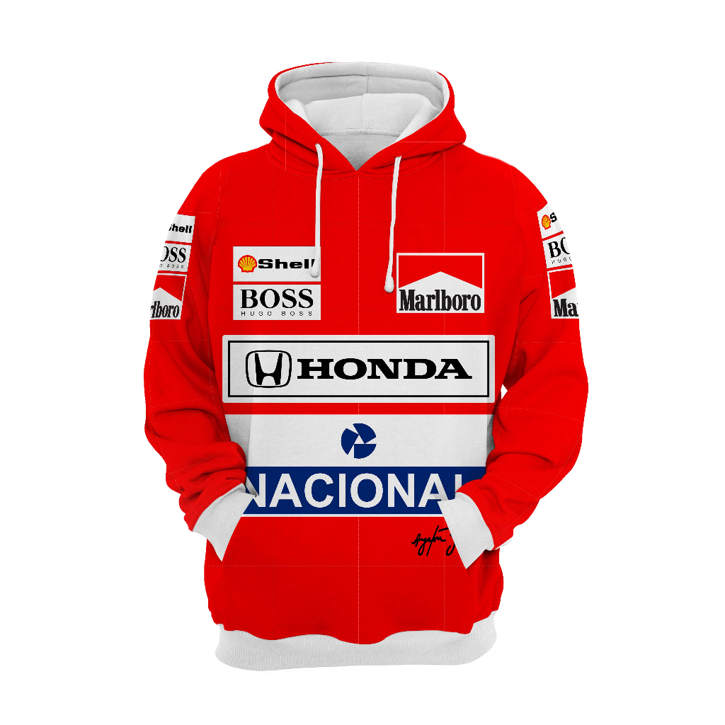 Moletom Blusa Automotivo Senna Retro Marlboro Formula 1 Casual Ref0244 | Shopee Brasil