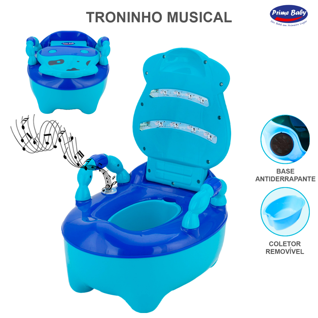 Troninho Infantil Pinico Fazendinha Musical Desfralde Prime | Shopee Brasil