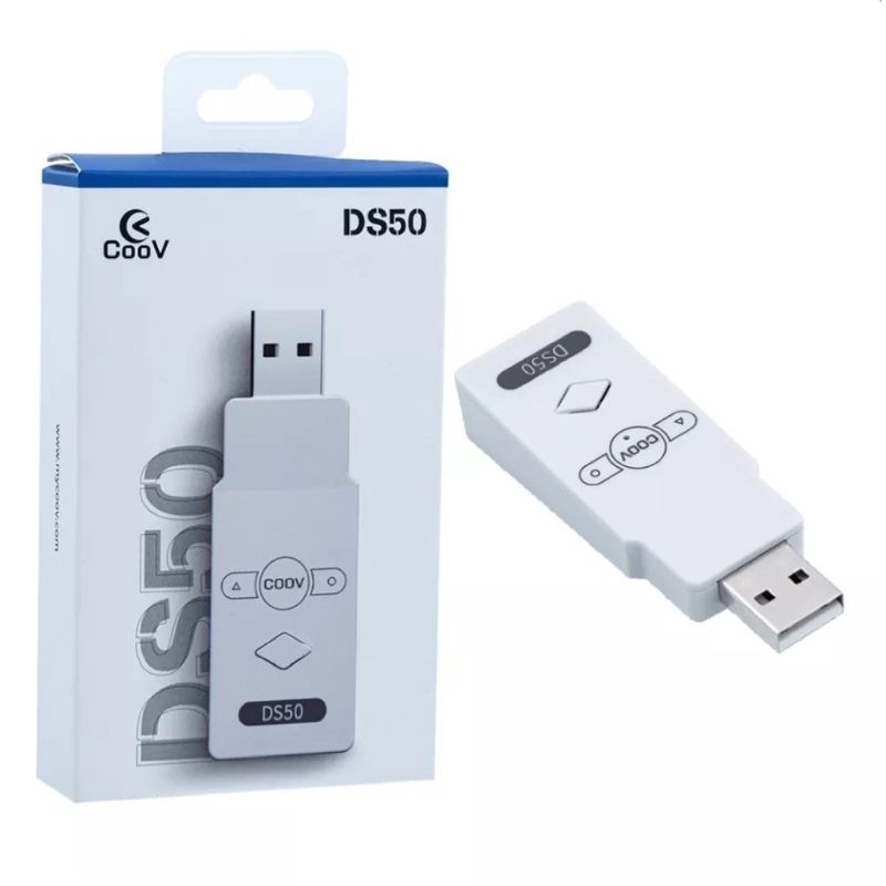 Adaptador Coov Ds50 Controle Ps5 Ps3 Ps4 Nintendo Switch Pc | Shopee Brasil