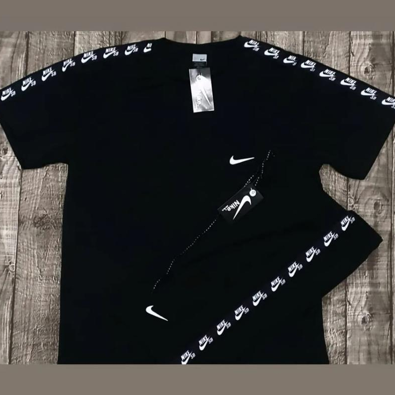 Kit Conjunto Nik Camiseta Dri fit e Bermuda | Shopee Brasil