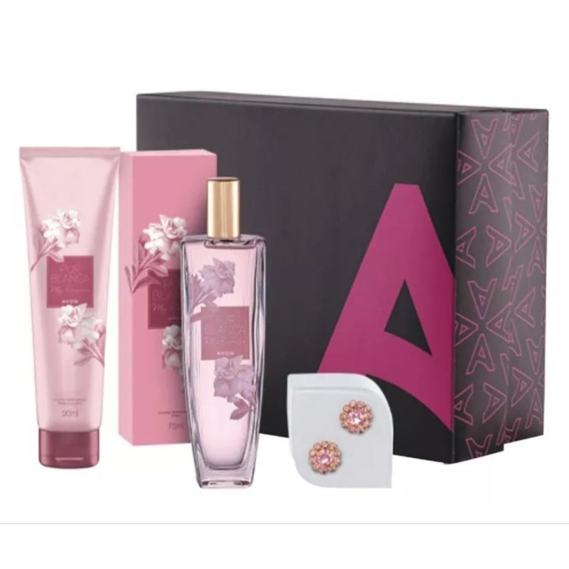 Kit Avon Pur Blanca My Essence original lacrado presente | Shopee Brasil