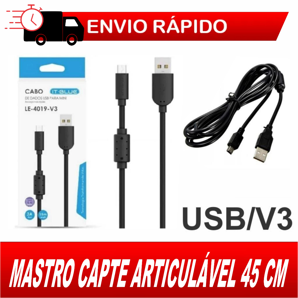 Cabo Carregador Tipo-V3 USB | Shopee Brasil