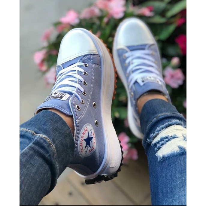 Tênis All Star Chuck Taylor Tratorado Salto Plataforma em Promoção ...