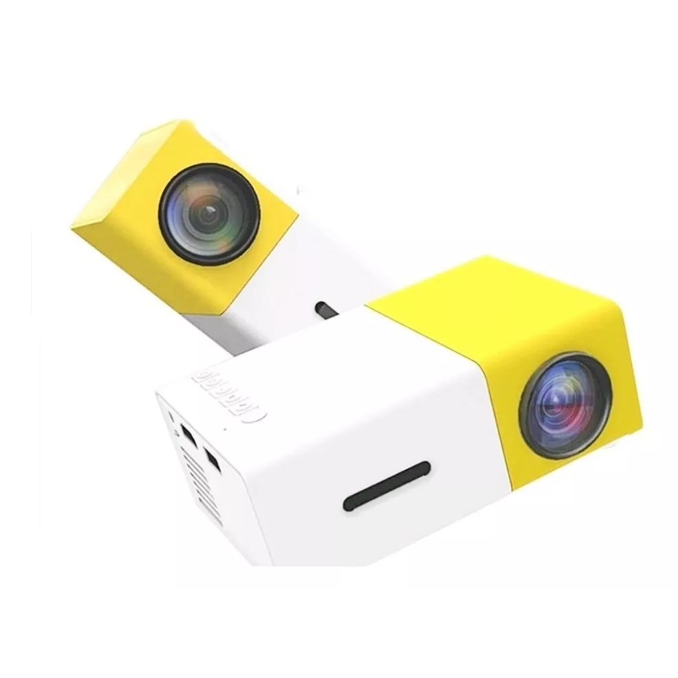 Mini Projetor Portatil Led Full Hd IOS Android Pc Yg-300 600 Lumens USB HDMI Celular filmes ...