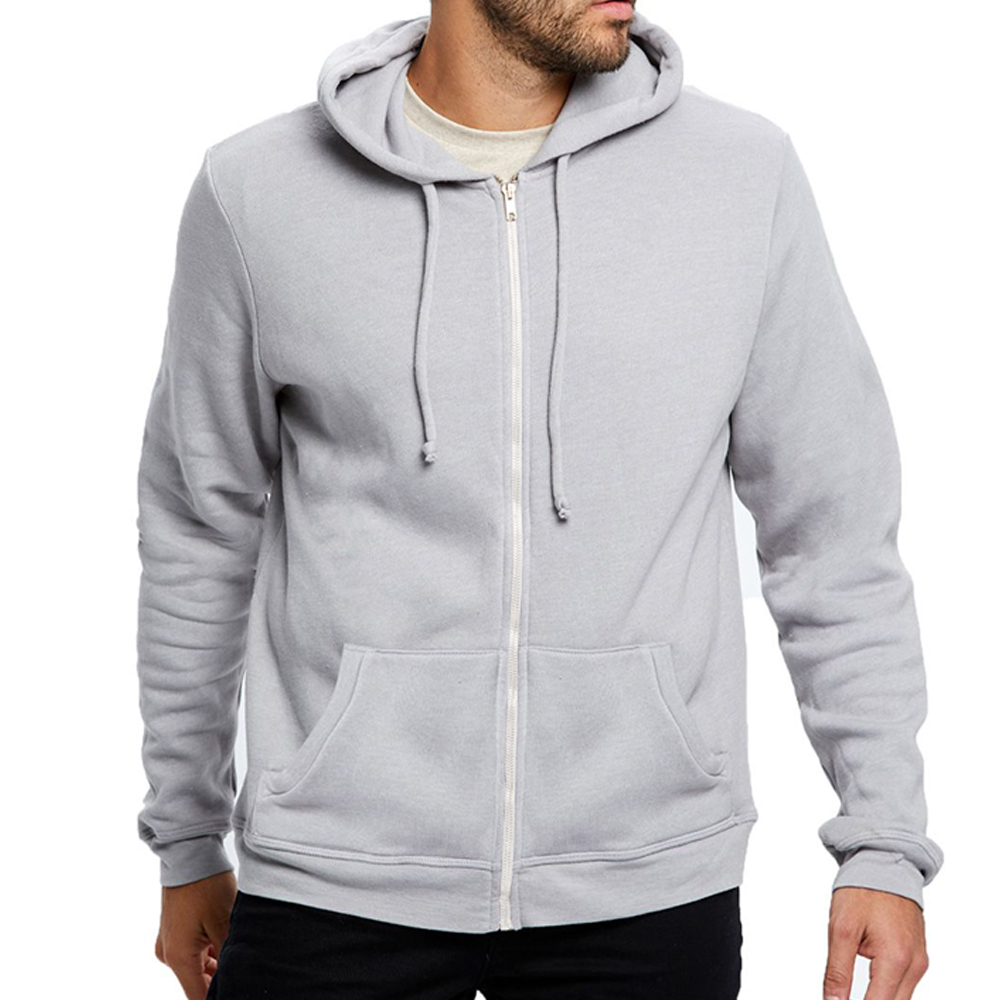 Blusa De Frio Com Ziper Em Moletom Unissex Adulto E Capuz Flanelada