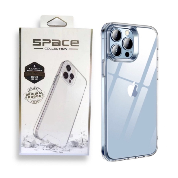 Capa acrílico capinha transparente case space original para iPhone 13 Pro Max | Shopee Brasil