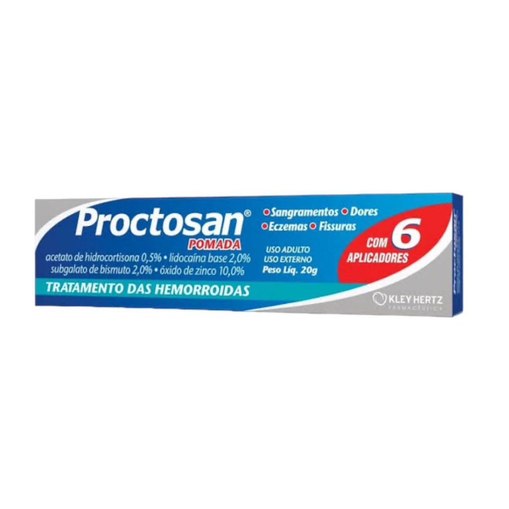 Proctosan Pomada Hemorroida Dores ( Proctan Hemovirtus ) | Shopee Brasil