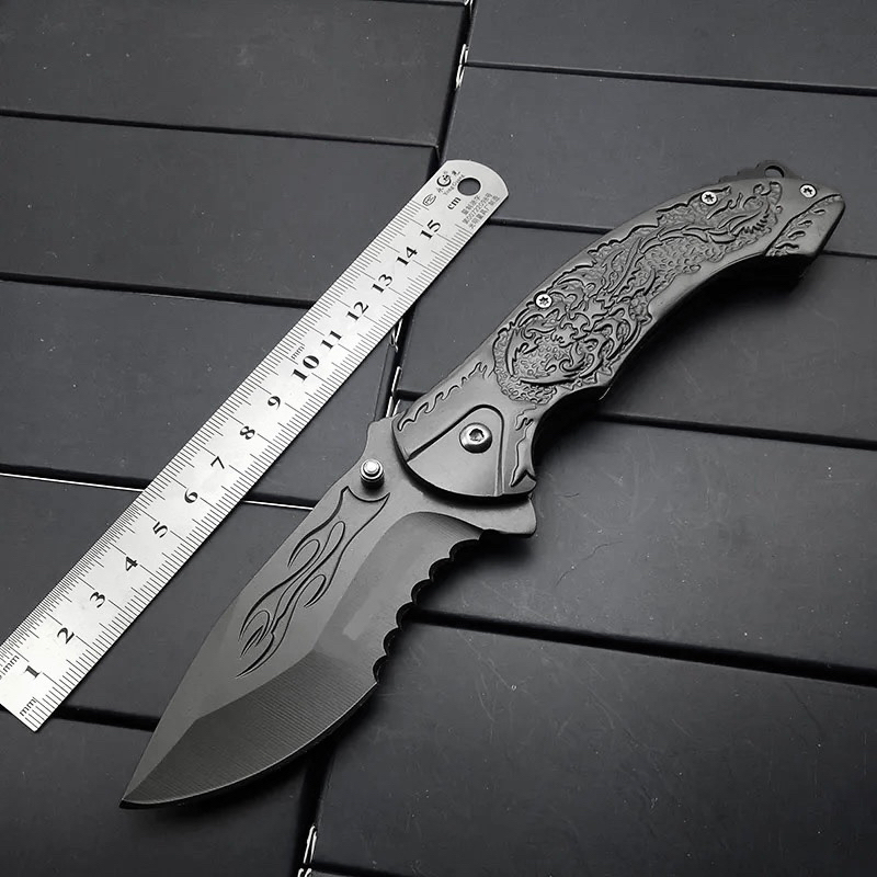 Canivete Camping Pesca Semi Automatico Escorpiao XD-1 | Shopee Brasil