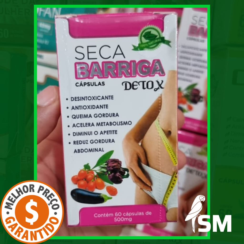 Seca Barriga em cápsulas Detox | Shopee Brasil