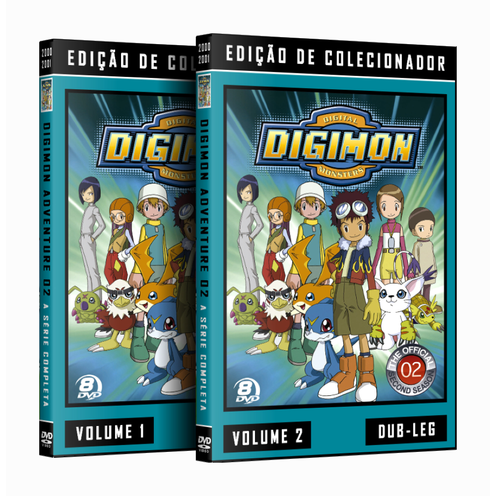 Digimon Adventure 02 - Série completa em DVD | Shopee Brasil