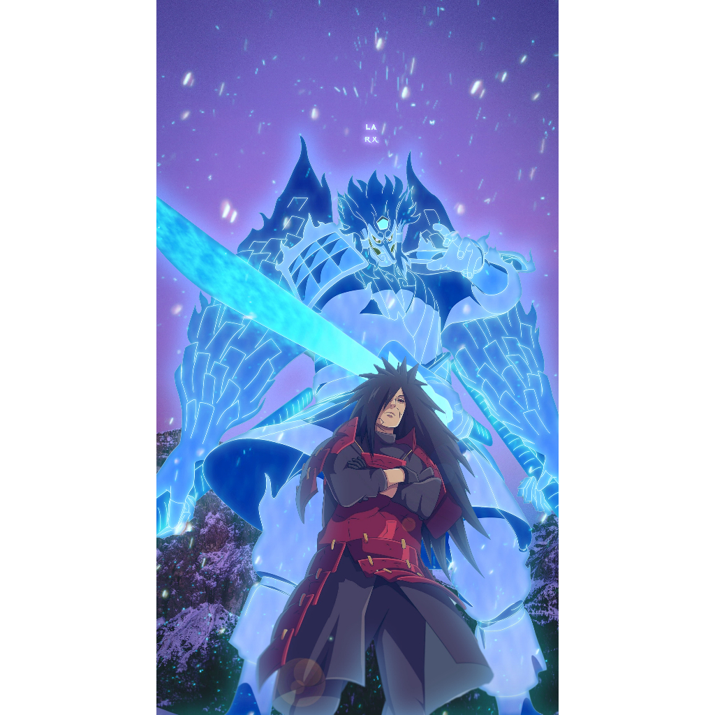Quadro decorativo mdf MADARA (NARUTO) - A4 20x29 - Vinil - Anime ...