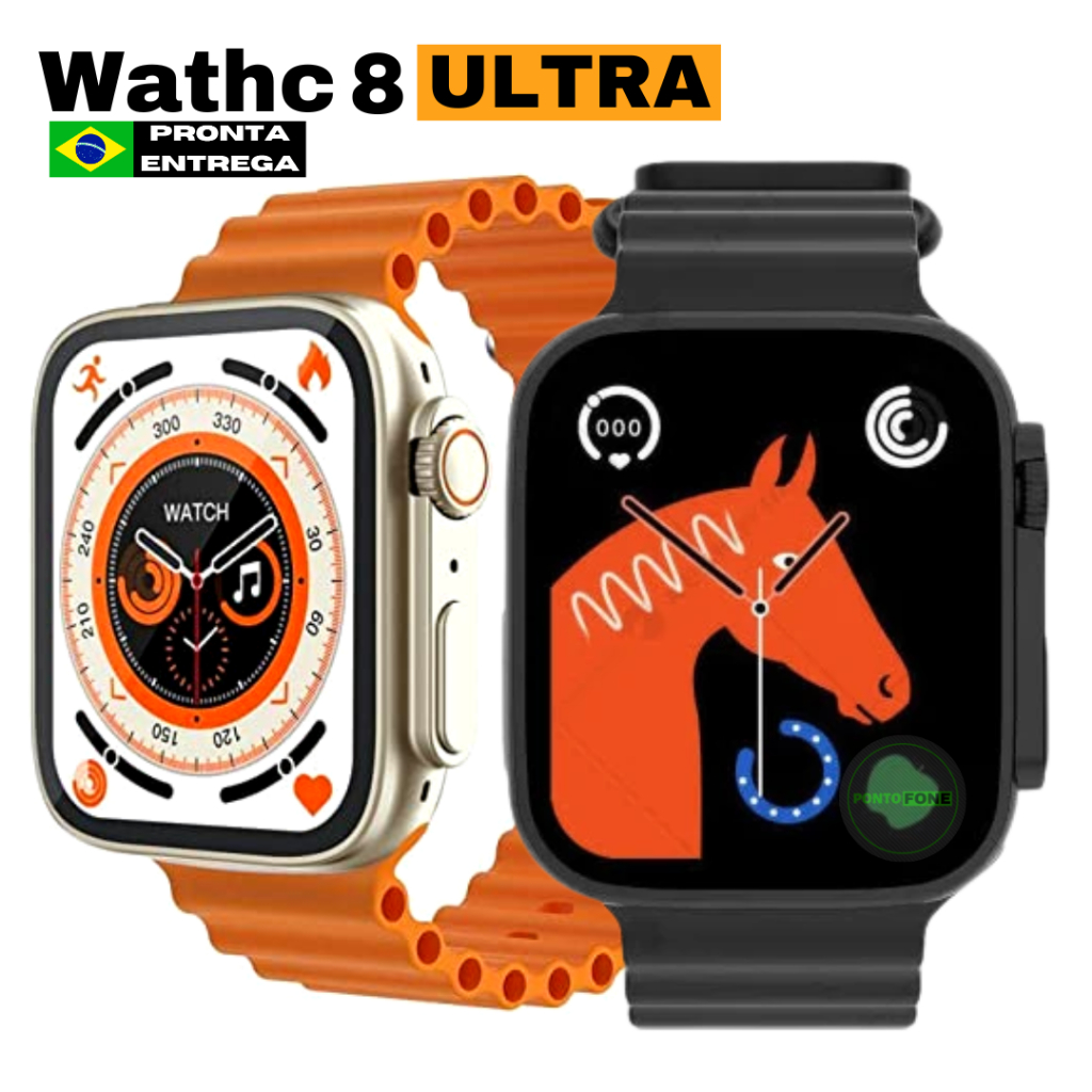 Smartwatch Série 8 Ultra Relógio Inteligente KD99 Ultra - Pronta ...
