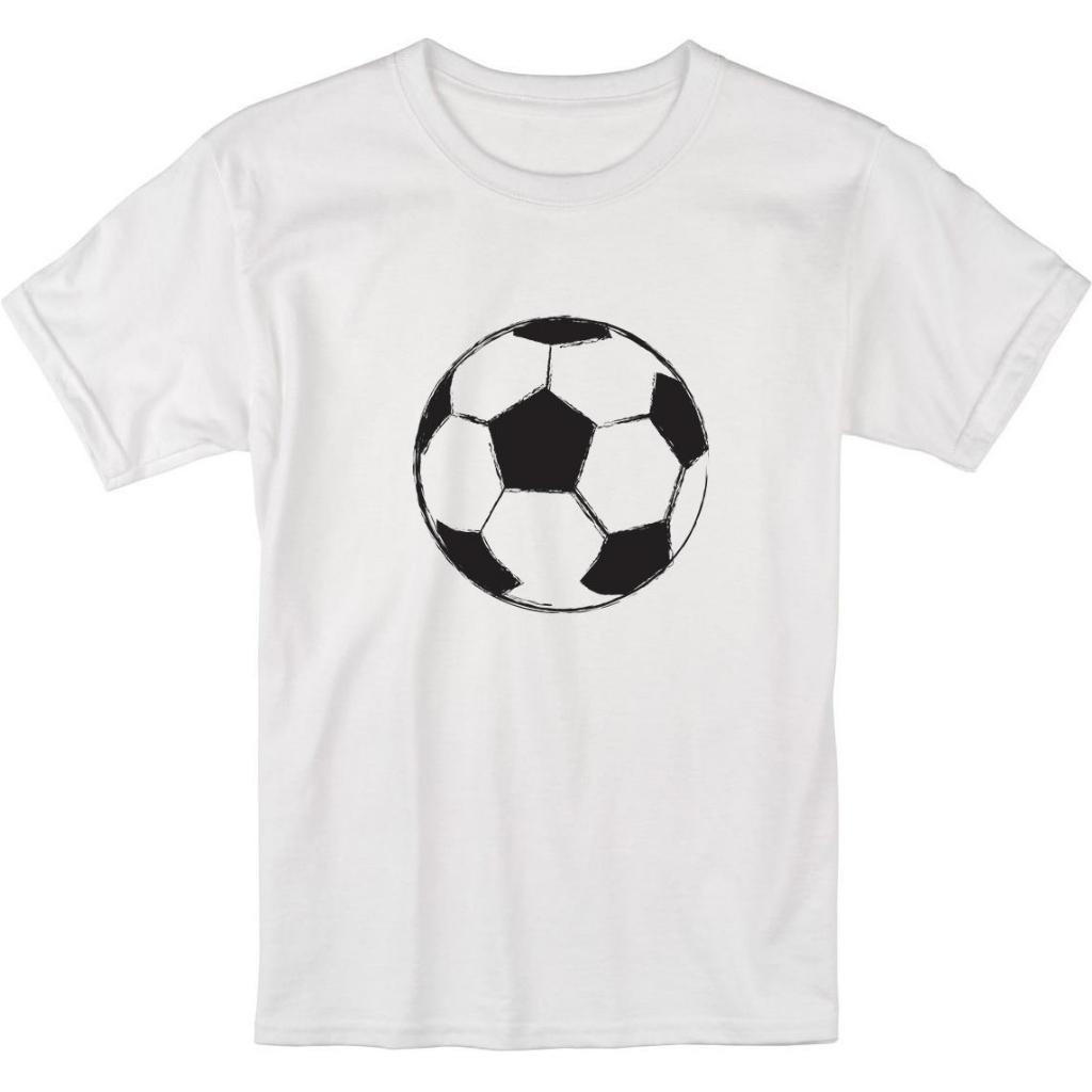 Camiseta Blusa Bola de Futebol T-shirt Barata Unissex | Shopee Brasil