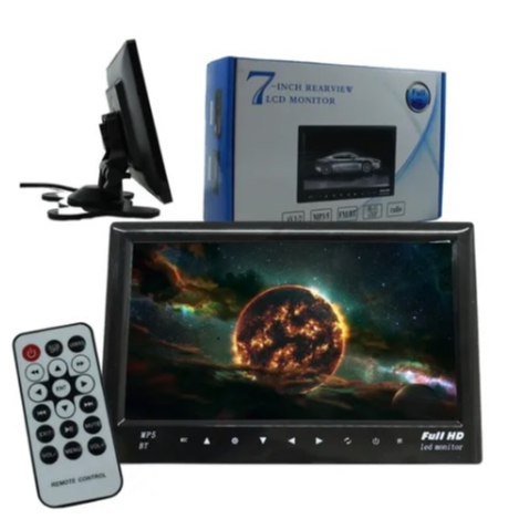 Tela Monitor Veicular Lcd 7 Polegadas Portátil Usb Carro Mp5 | Shopee ...