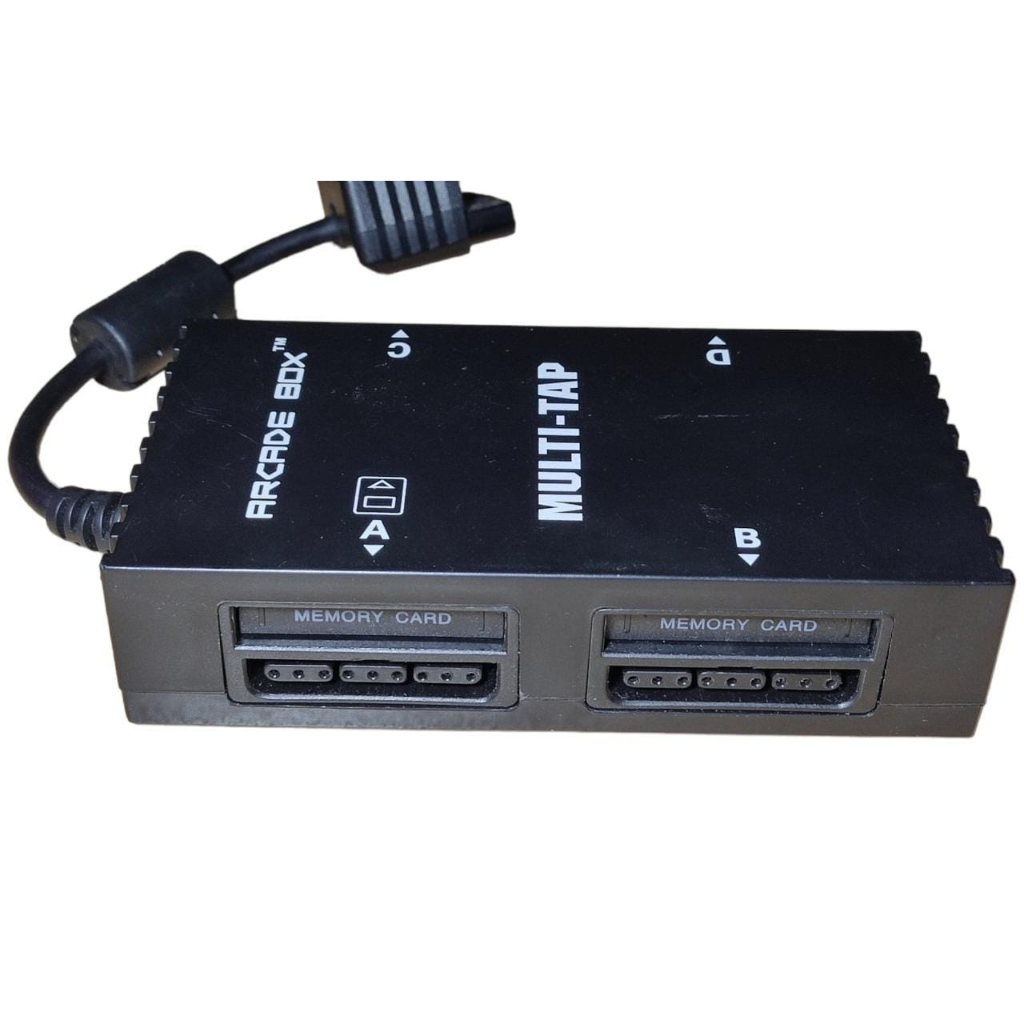Multitap Multiplayer 4 Controles E Memory Cards Ps2 Fat | Shopee Brasil