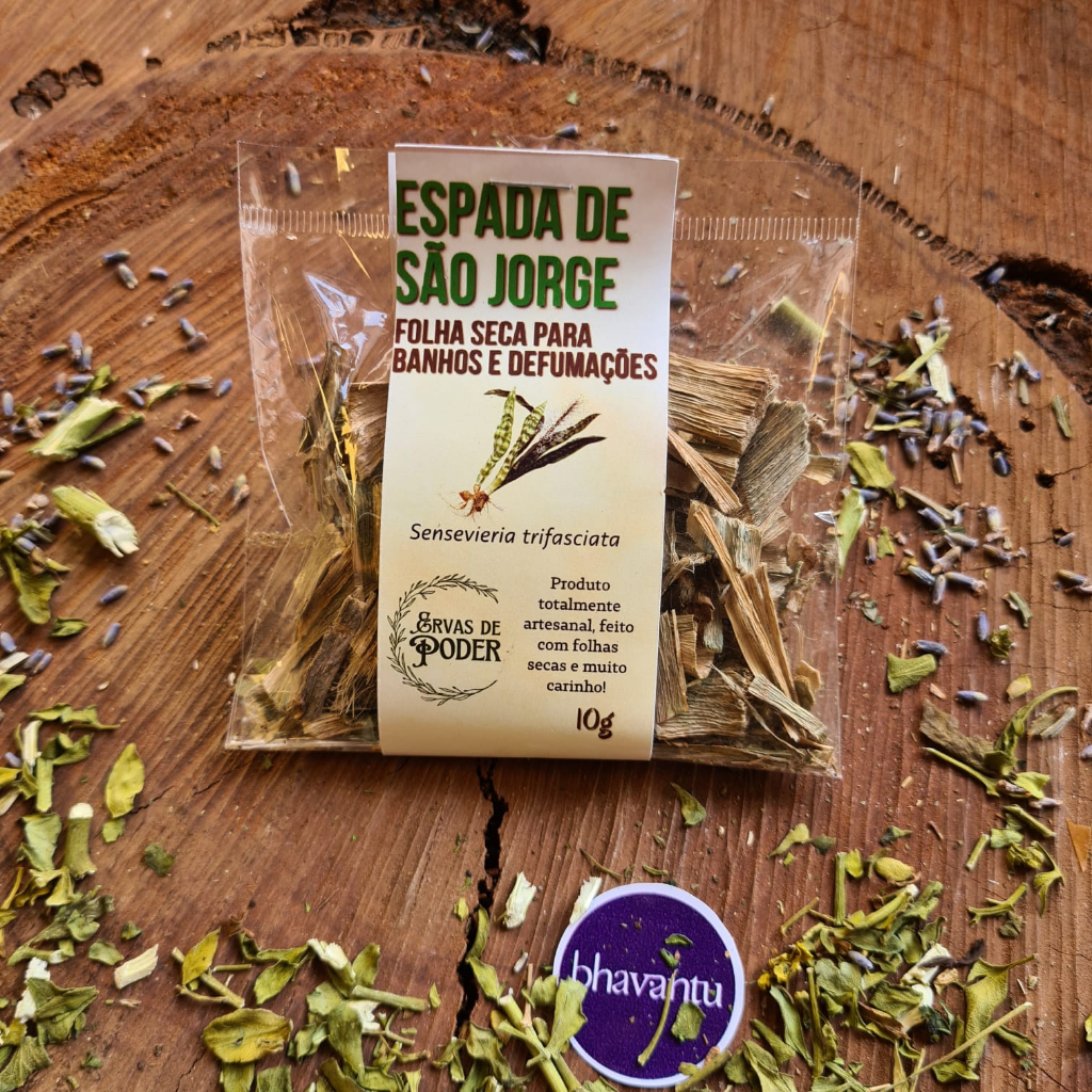 Banho de Espada De São Jorge Erva Natural - Combate Inveja E Mau Olhado ...