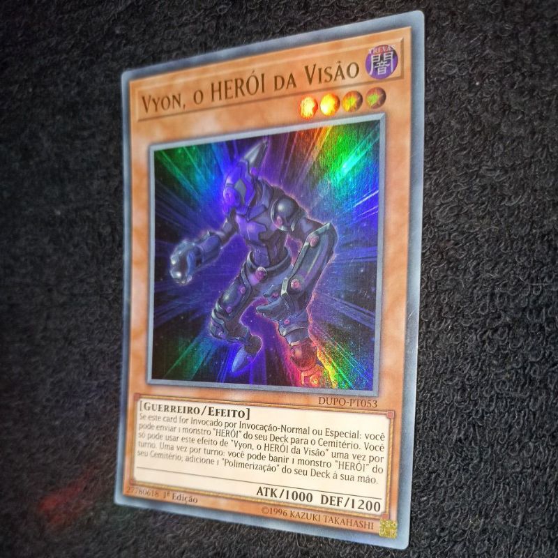 Yugioh Vyon, o Herói da Visão / HERO - Original - Ultra Rara | Shopee ...