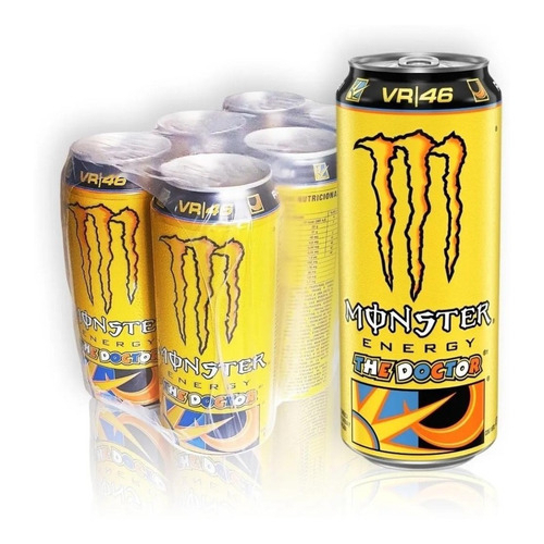 Pack 6 latas energético monster VR46 Valentino Rossi The Doctor VR 46 ...
