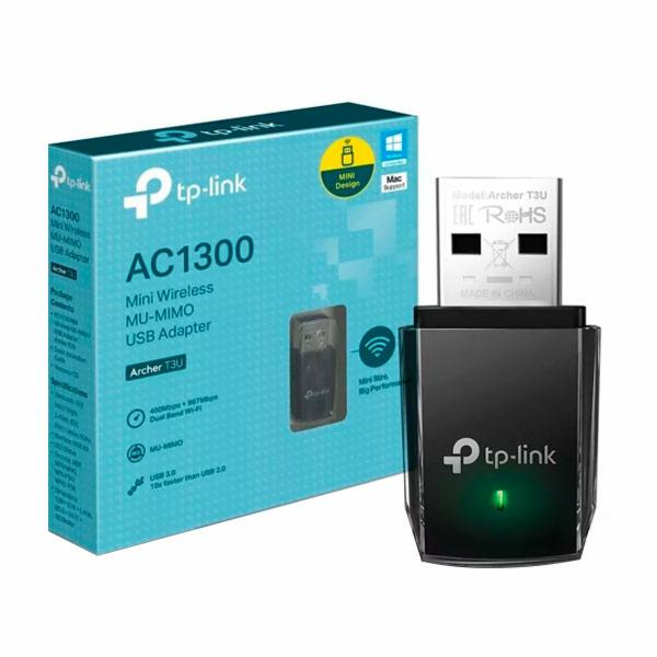 Adaptador Wifi Tp-Link Archer T3U Mini Mu-Mimo USB Dual Band / 2.4GHz ...