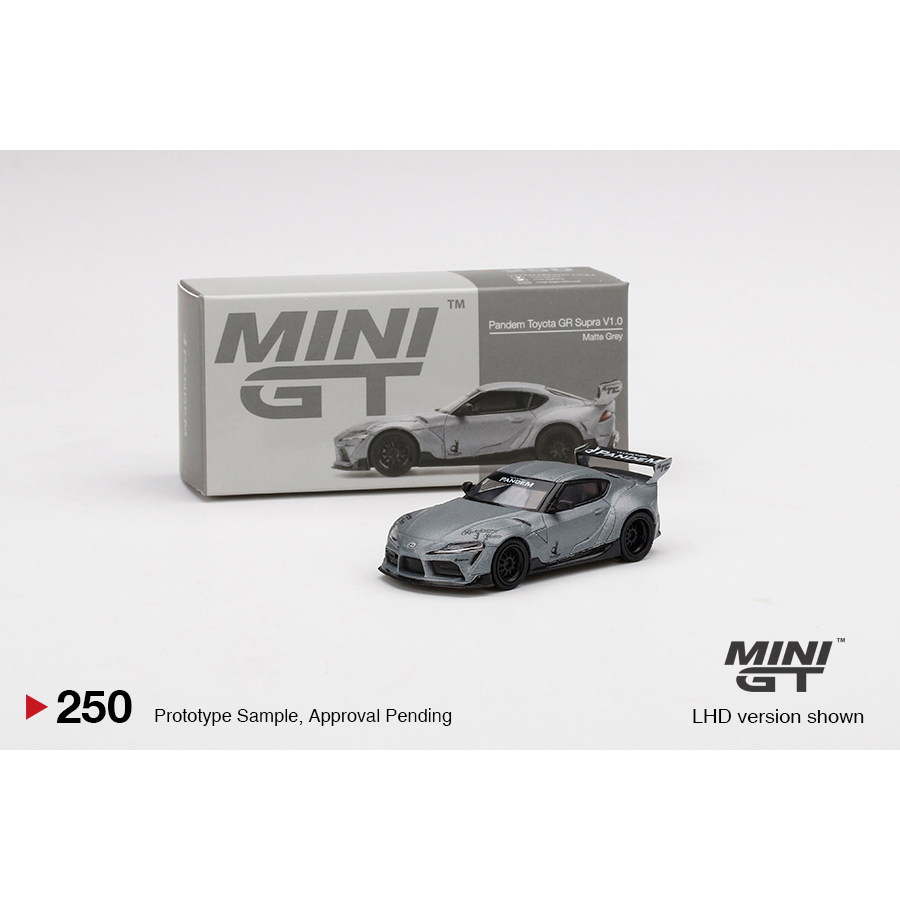 MINI GT MGT00250 250 Pandem Toyota GR Supra V1.0 Cinza Mate 1 : 64 ...
