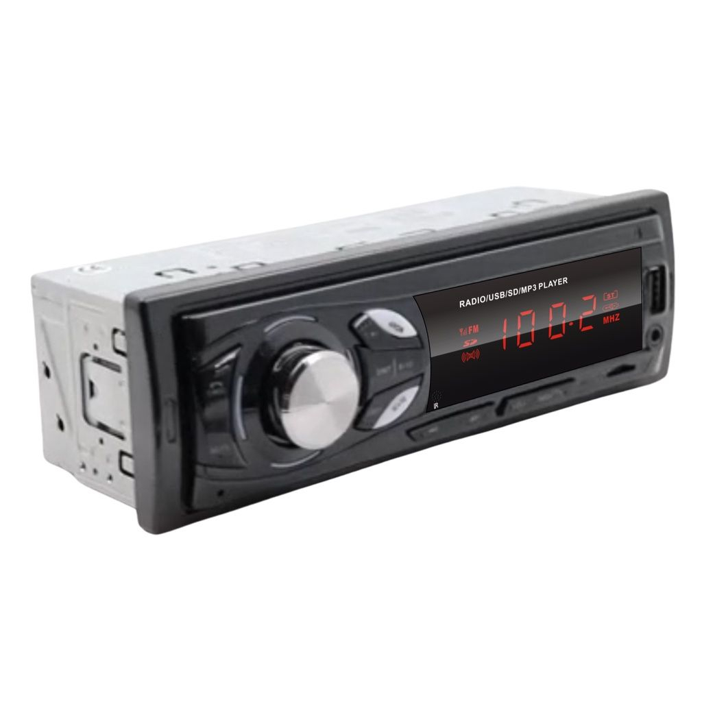 Aparelho De Som Automotivo Rádio De Carro Bluetooth SD Rádio Aux Mp3 Player Pendrive Visor Led ...