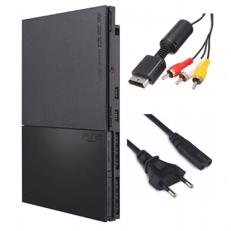 Ps2 Super Slim Desbloqueado 64gbs+Leitor de DVD/CD | Shopee Brasil