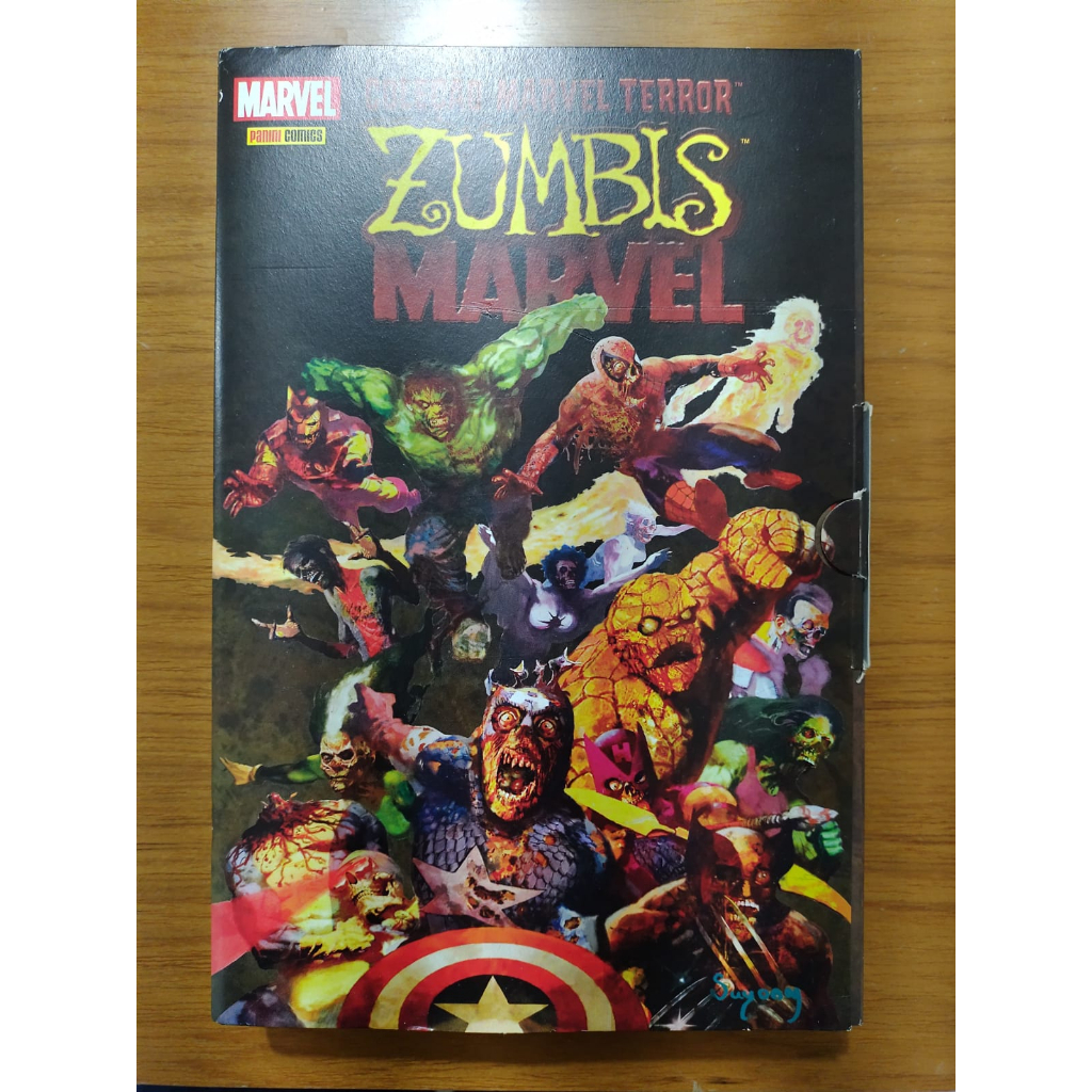 HQ COLEÇÃO MARVEL TERROR - ZUMBIS MARVEL - 4 VOLUMES COM LUVA | Shopee ...