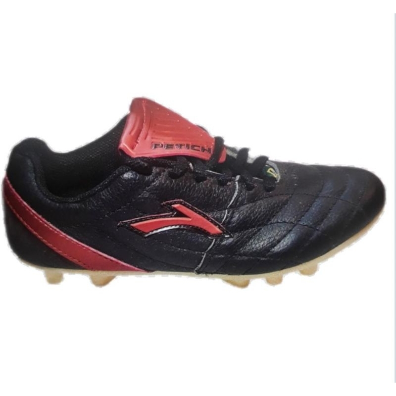 Chuteira Petich infantil cravo couro costurada campo | Shopee Brasil